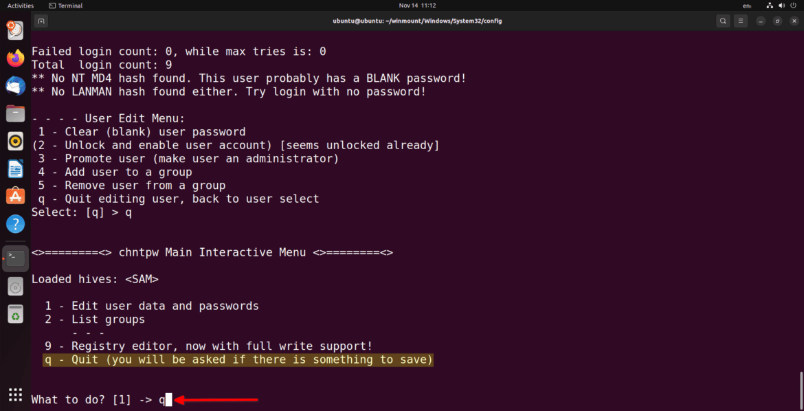 Reset Windows Password With Linux Live CD - OSTechNix