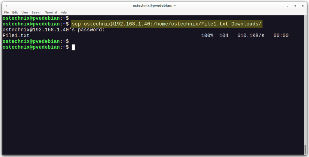 How To Securely Transfer Files With SCP In Linux - OSTechNix