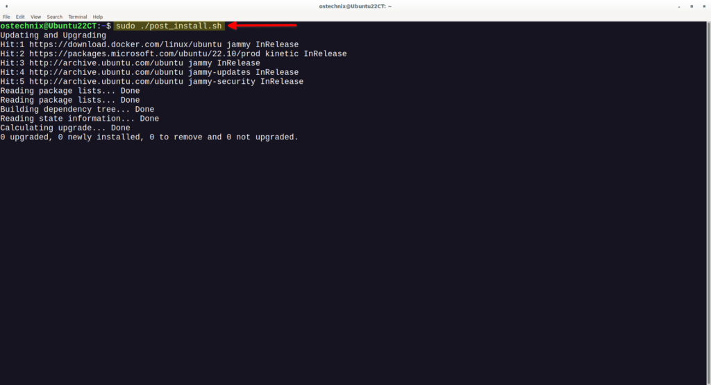 Ubuntu Post Installation Script To Install Essential Applications - OSTechNix