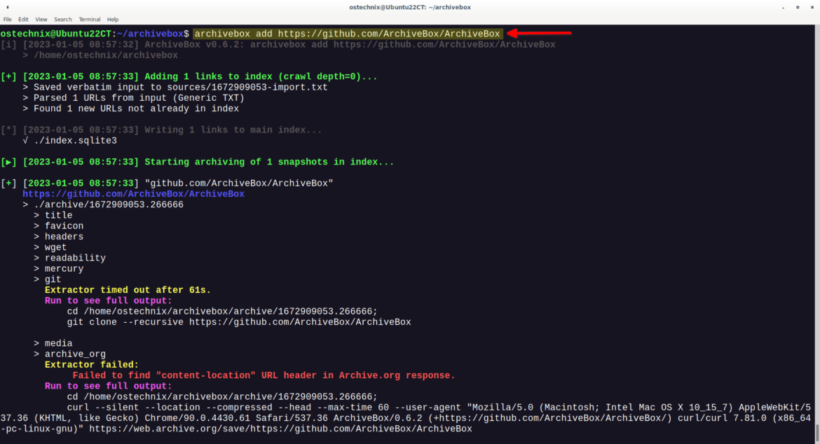 Self-host Your Own Internet Archive With ArchiveBox - OSTechNix