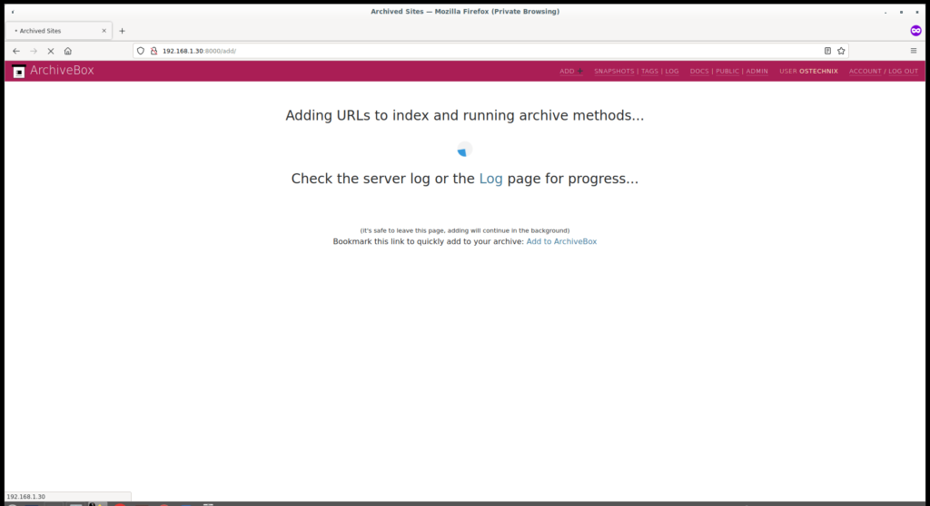 Self-host Your Own Internet Archive With ArchiveBox - OSTechNix