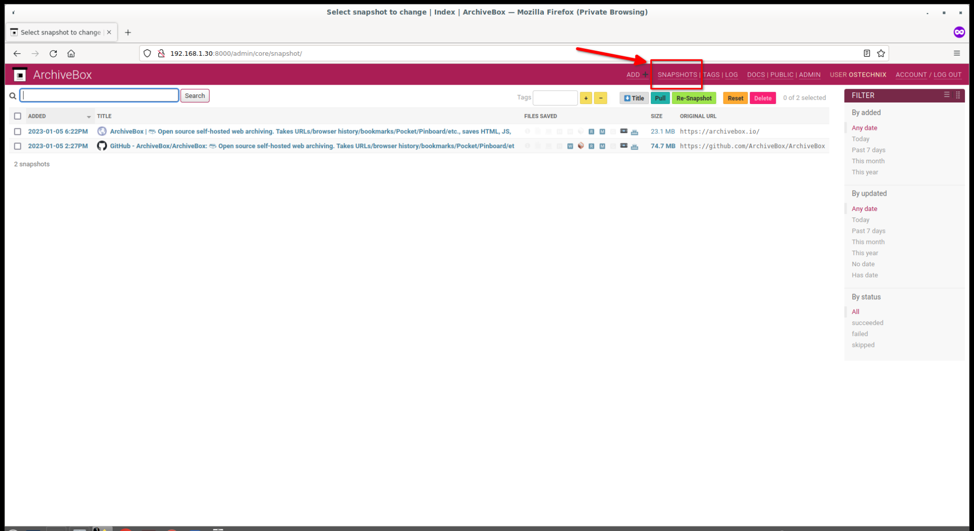 Self-host Your Own Internet Archive With ArchiveBox - OSTechNix