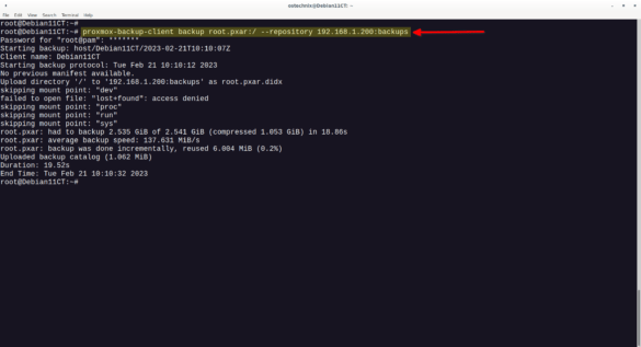 Use Proxmox Backup Client To Backup Files In Linux - OSTechNix