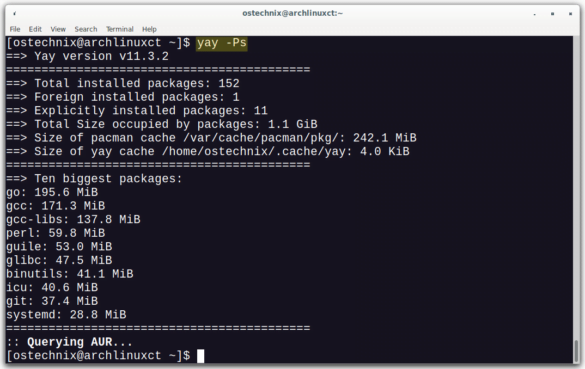 How To Install Yay AUR Helper In Arch Linux - OSTechNix
