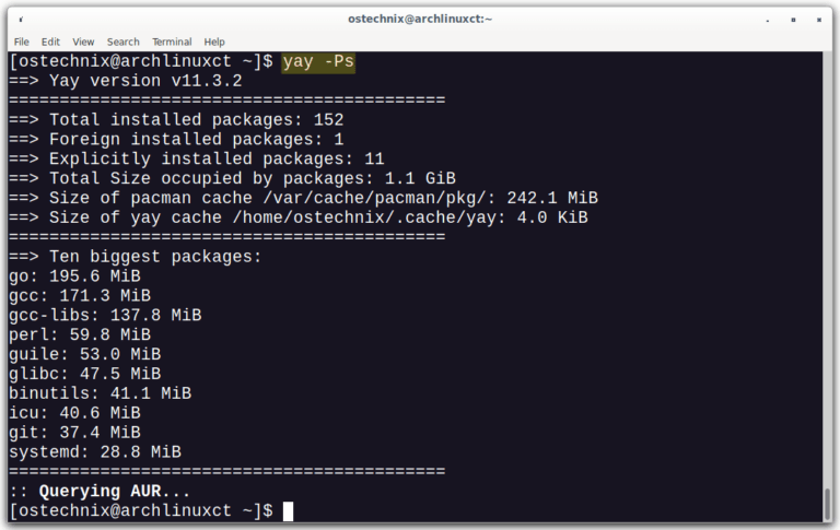 How To Install Yay AUR Helper In Arch Linux - OSTechNix