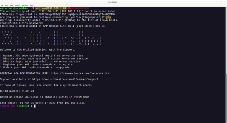 Install Xen Orchestra Appliance (XOA) In XCP-ng - OSTechNix