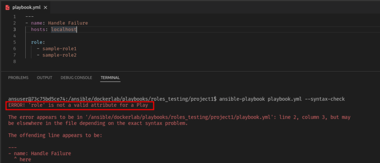Error Handling In Ansible Playbooks - OSTechNix