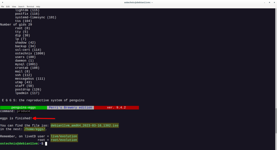 Create Installable ISO From Linux System With Penguins-eggs - OSTechNix