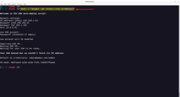 Install Xen Orchestra Appliance (XOA) In XCP-ng - OSTechNix