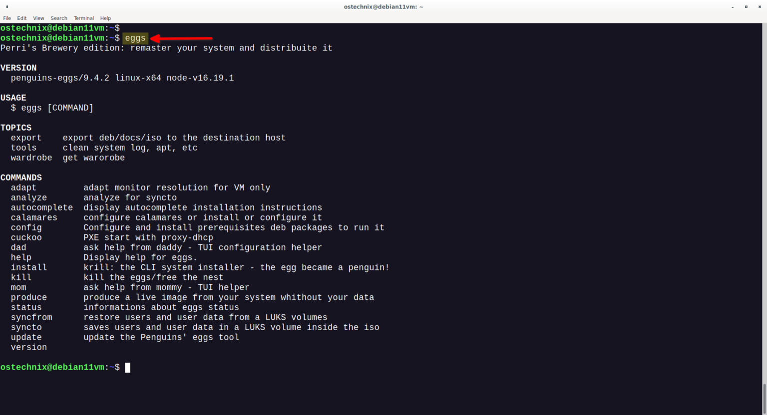 Create Installable ISO From Linux System With Penguins-eggs - OSTechNix
