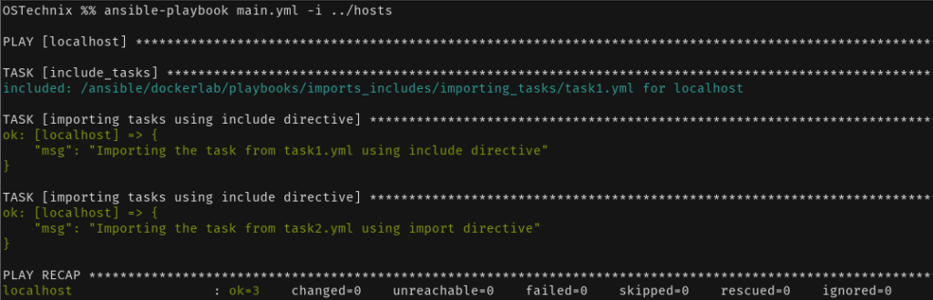 Work With Include And Import Statements In Ansible - OSTechNix