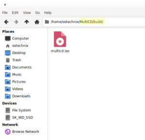 Create Multiboot CD, DVD And USB Images Using MultiCD - OSTechNix