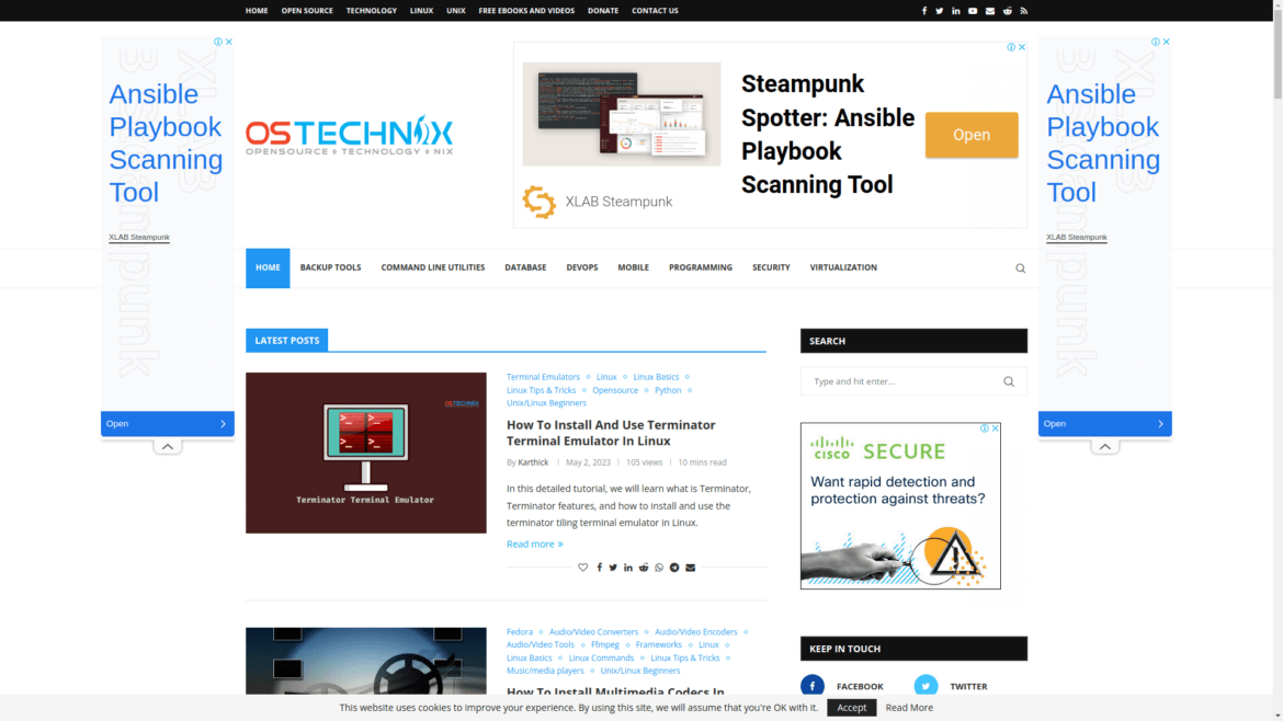 Launch Web Browsers In Kiosk Mode (Full Screen) - OSTechNix