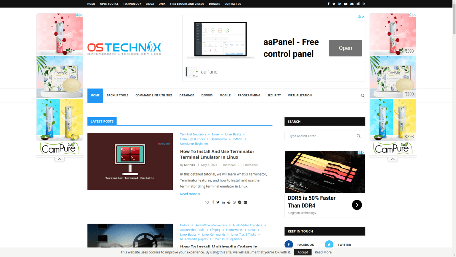 Launch Web Browsers In Kiosk Mode (Full Screen) - OSTechNix