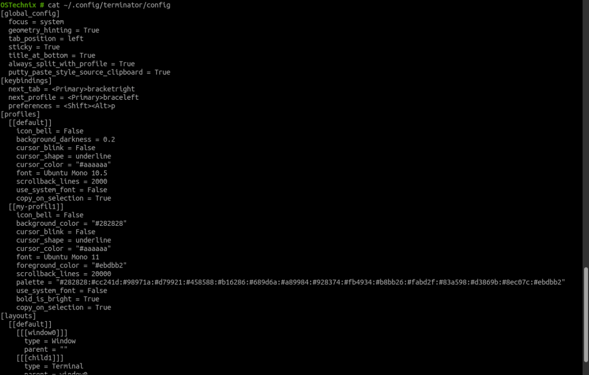 Install And Use Terminator Terminal Emulator In Linux Ostechnix