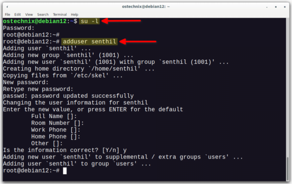 Add, Delete, Grant Sudo Privileges To Users In Debian - OSTechNix