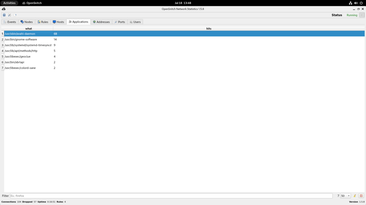 Taking Linux Security To The Next Level With OpenSnitch Firewall ...