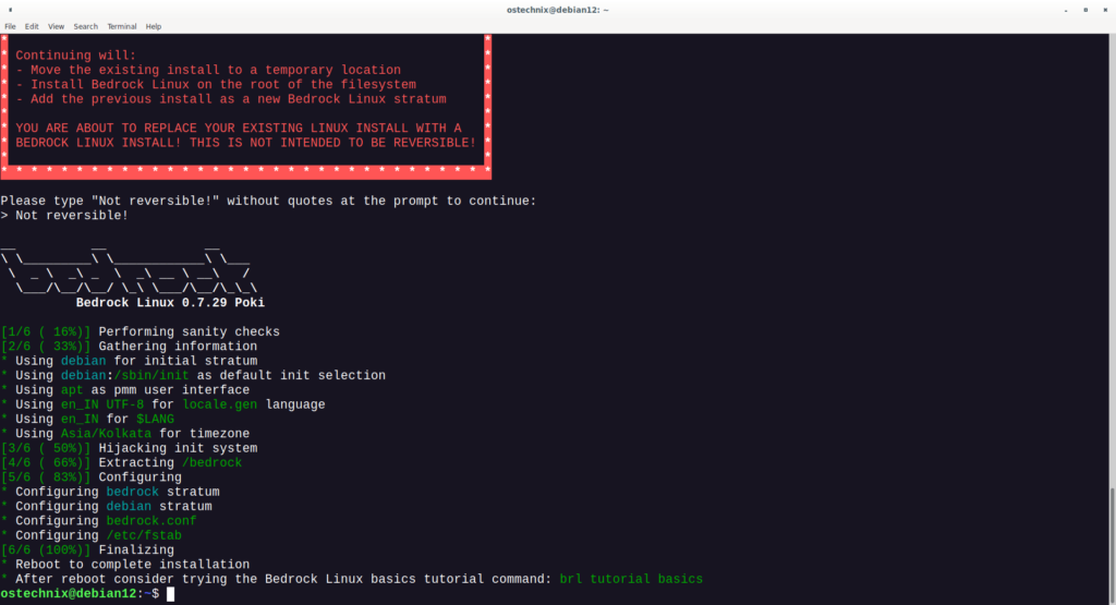 Bedrock Linux: Run Multiple Linux Distributions on a Single System - OSTechNix