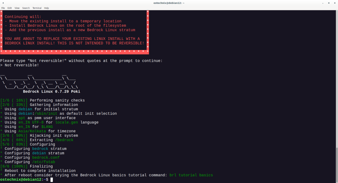 Bedrock Linux: Run Multiple Linux Distributions on a Single System - OSTechNix