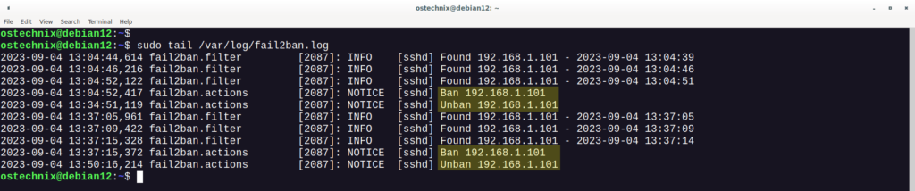 How To Prevent SSH Brute Force Attacks Using Fail2ban In Linux - OSTechNix