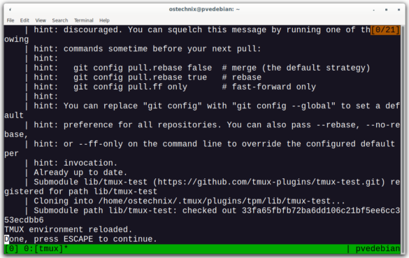 Tmux Plugin Manager A Must Have For Tmux Power Users Ostechnix