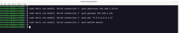 How To Configure Static Ip Address In Ubuntu 2204 Easy Guide Ostechnix