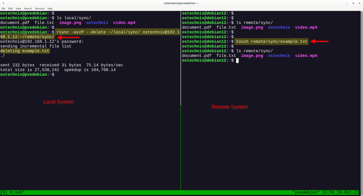 Synchronize Local And Remote Directories Using Rsync In Linux - OSTechNix