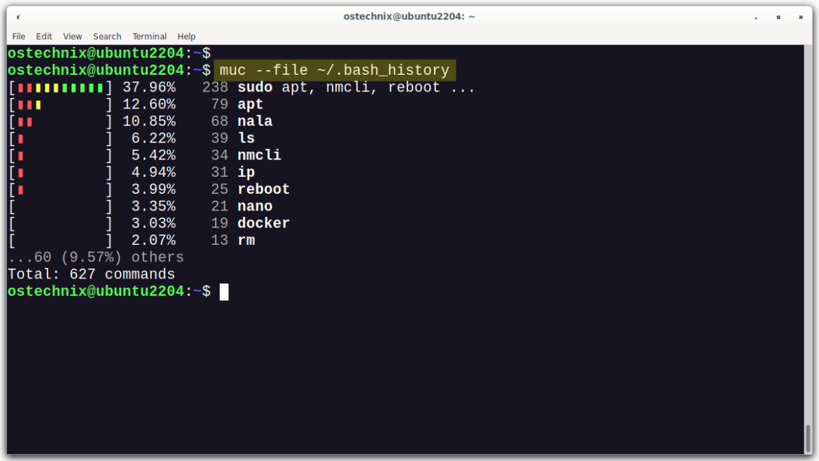 How To Find Top Most Used Commands On Linux - OSTechNix