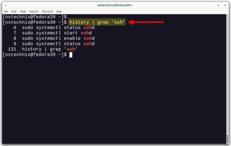 Effortlessly Retrieve Commands From Linux Command History Ostechnix