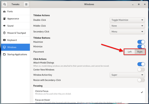 How To Enable Minimize And Maximize Buttons In Fedora - OSTechNix