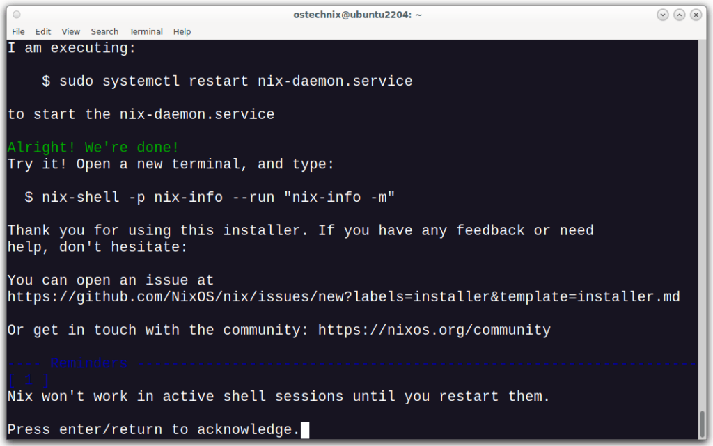 How To Install Nix Package Manager In Linux - OSTechNix