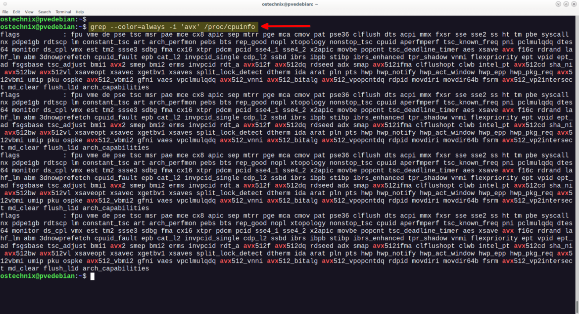 How To Check If Your Linux System Supports AVX and AVX2 - OSTechNix