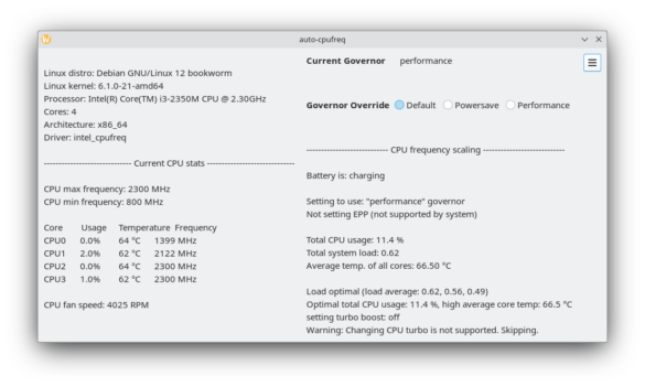 Optimize Performance And Battery Life With Auto-cpufreq - OSTechNix