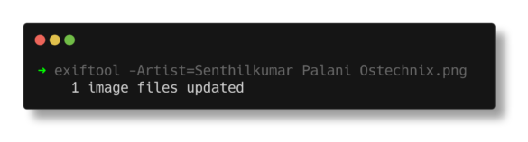 How To Manage Image Metadata Using Exiftool In Linux Ostechnix