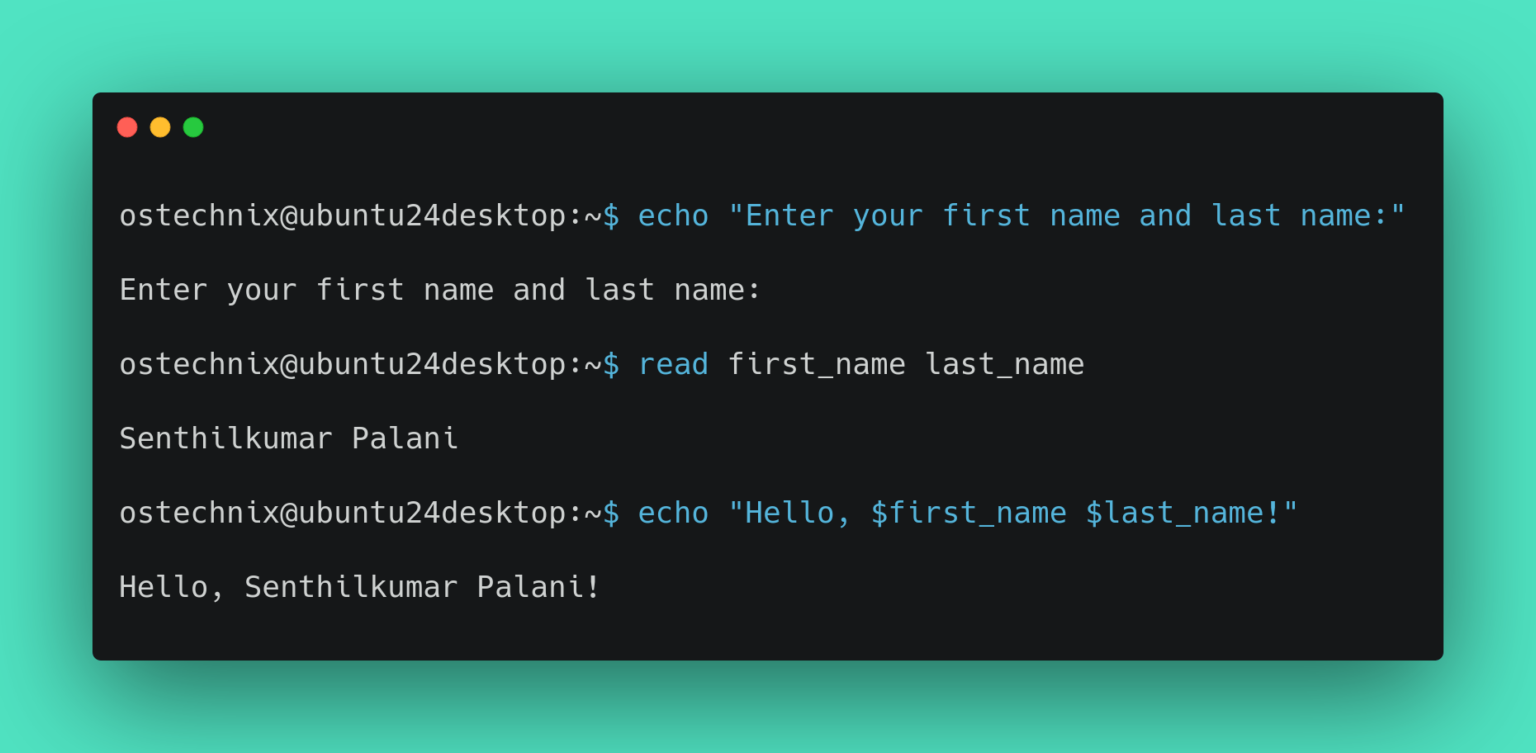 Create Interactive Bash Scripts With Yes, No, Cancel Prompt - OSTechNix