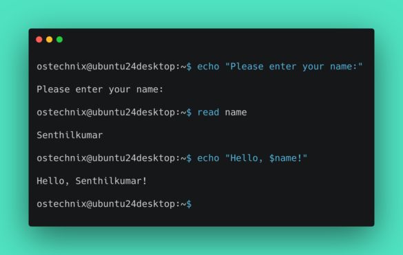 Create Interactive Bash Scripts With Yes, No, Cancel Prompt - OSTechNix