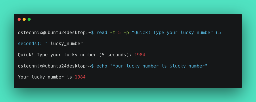 Create Interactive Bash Scripts With Yes, No, Cancel Prompt - OSTechNix