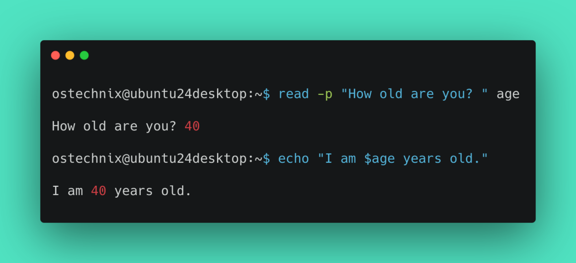 Create Interactive Bash Scripts With Yes, No, Cancel Prompt - OSTechNix