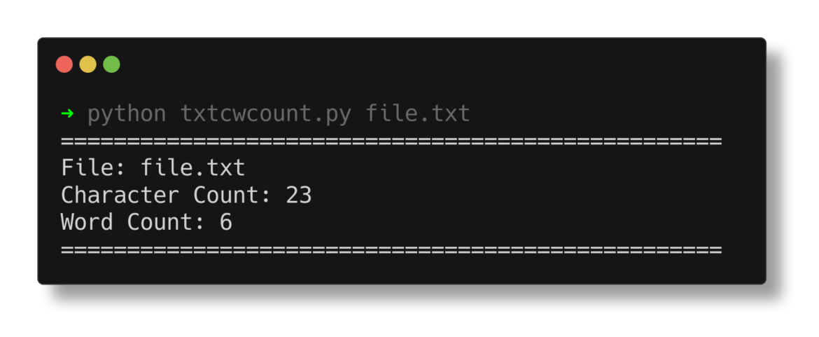Easily Count Characters And Words In Text Files Using Python Ostechnix