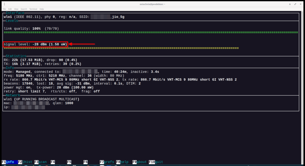 How To Check Wifi Signal Strength From Commandline In Linux Ostechnix