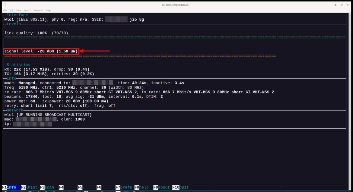 How To Check Wifi Signal Strength From Commandline In Linux Ostechnix