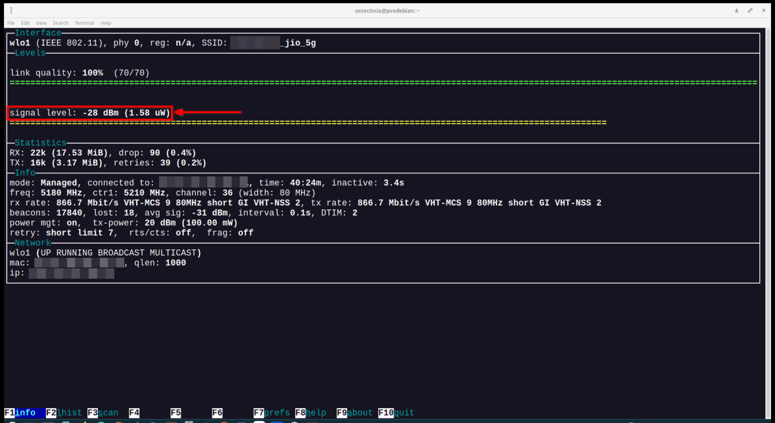 How To Check WiFi Signal Strength From Commandline In Linux - OSTechNix