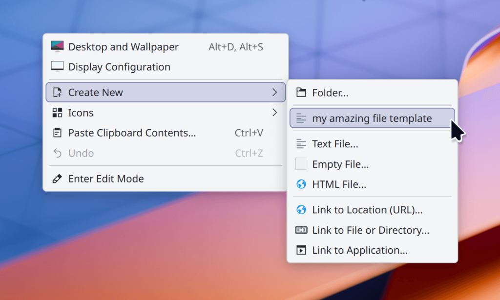 Creating Templates In KDE Plasma Just Got Easier - OSTechNix