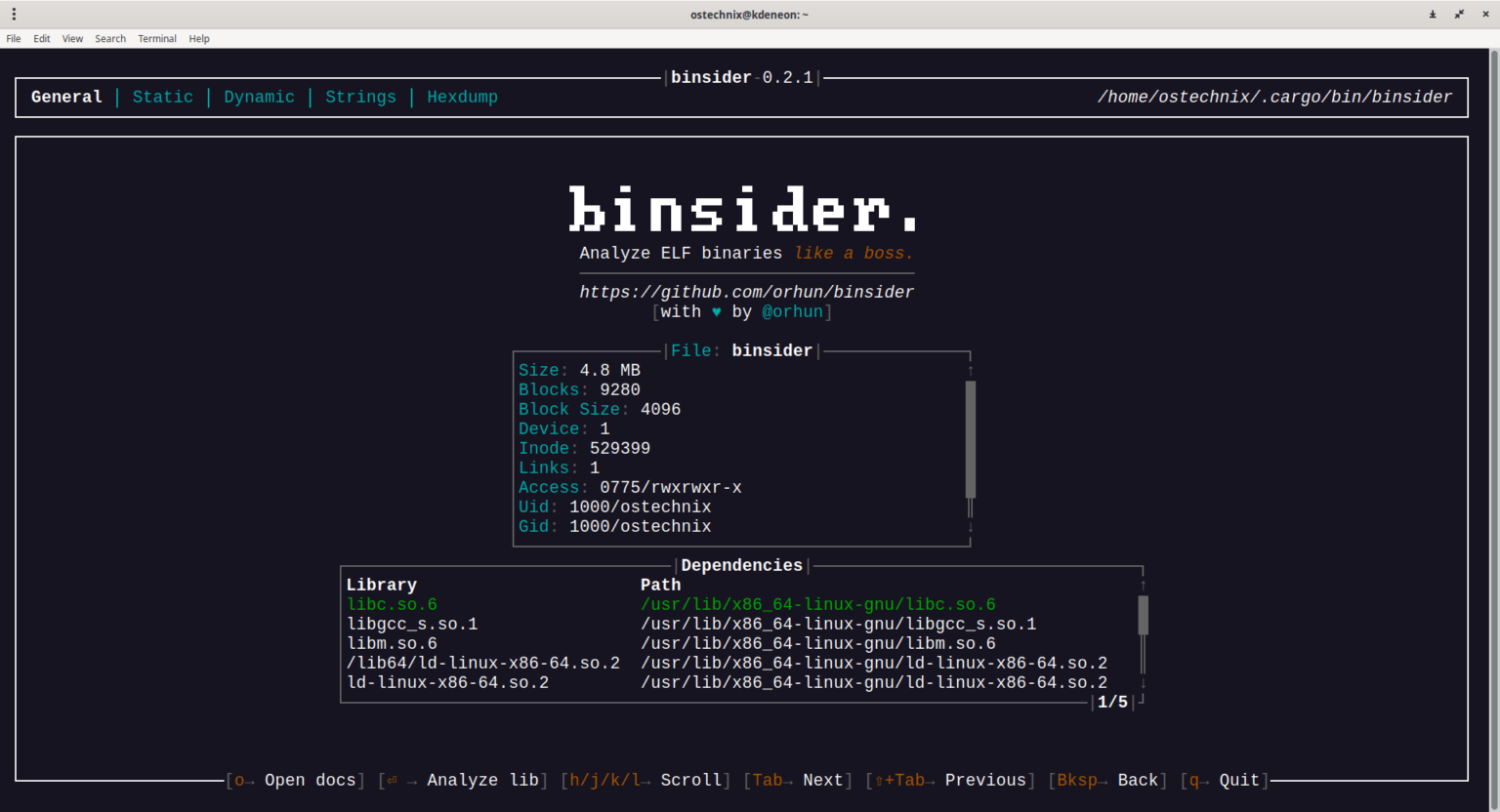 How To Analyze ELF Binaries With Binsider In Linux - OSTechNix