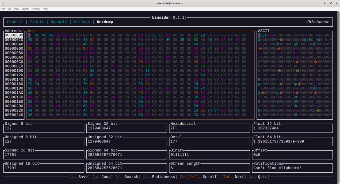 How To Analyze ELF Binaries With Binsider In Linux - OSTechNix