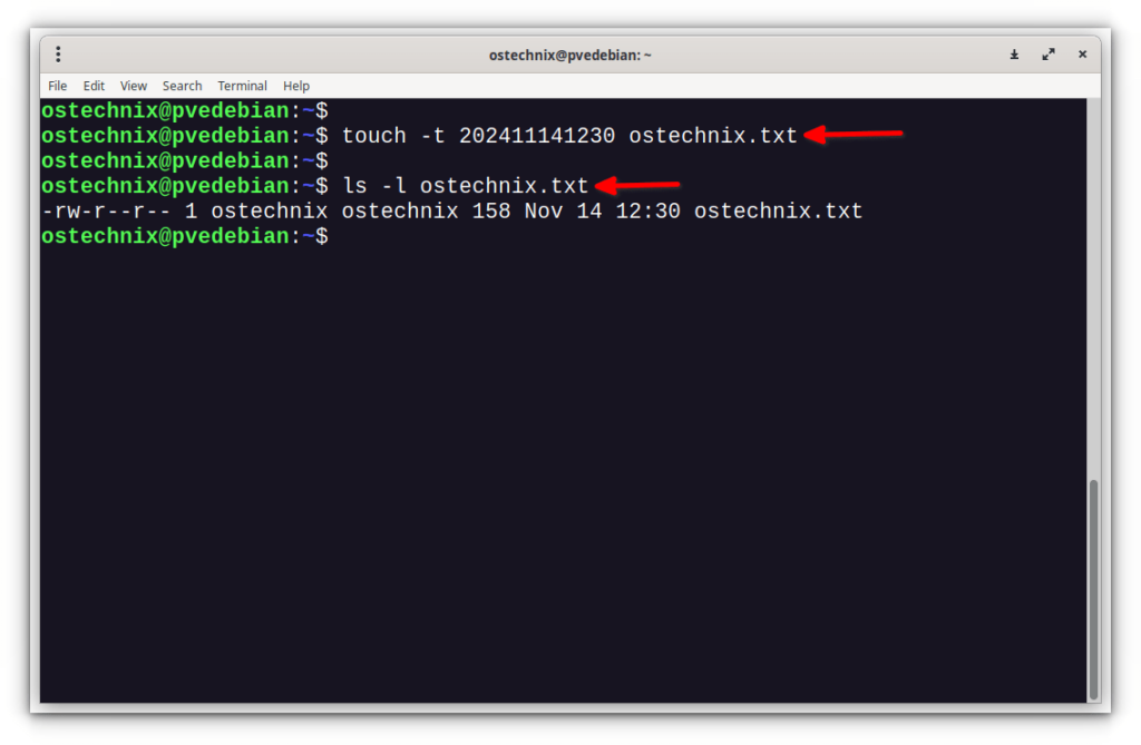 Change File Timestamps To Specific Date And Time In Linux - OSTechNix