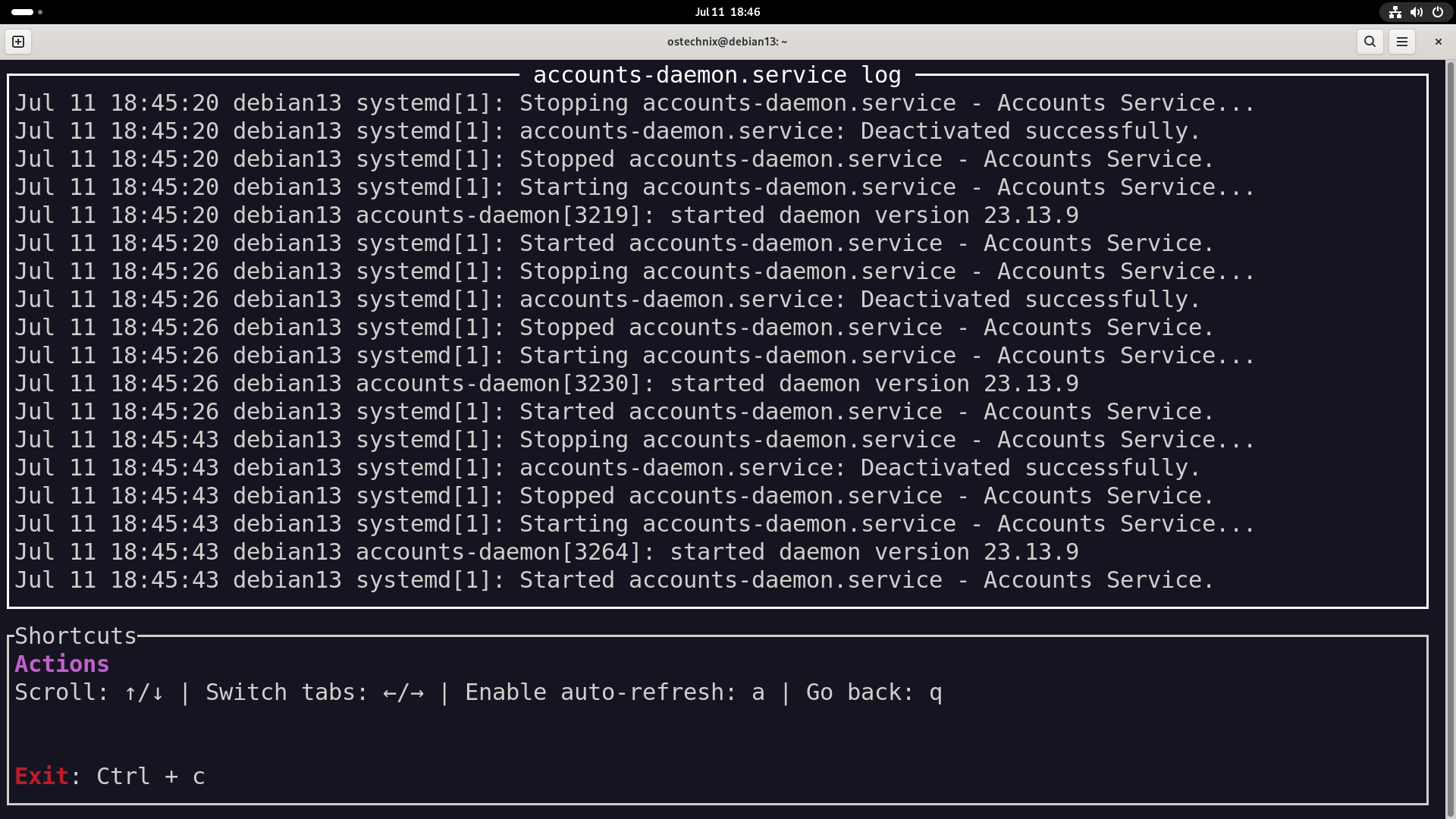 Manage Linux Systemd Services Easily With Systemd Manager Tui Ostechnix