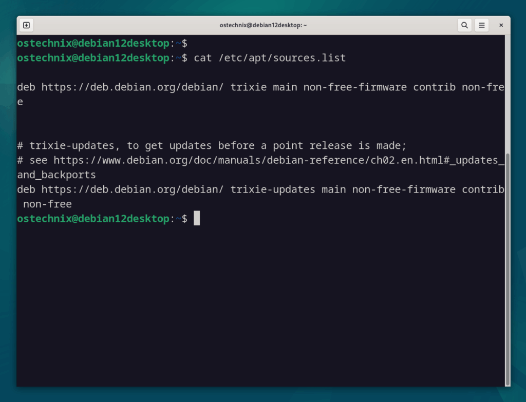 How To Upgrade To Debian 13 Trixie From Debian 12 Bookworm - OSTechNix