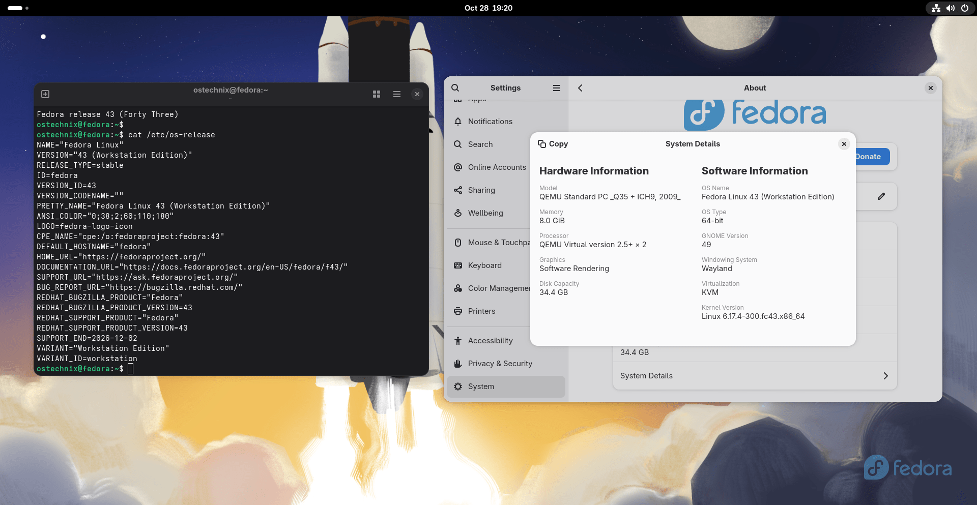 How To Upgrade To Fedora 43 From Fedora 42 - OSTechNix