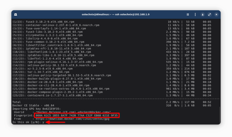 Install Docker In AlmaLinux, CentOS, Rocky Linux - OSTechNix